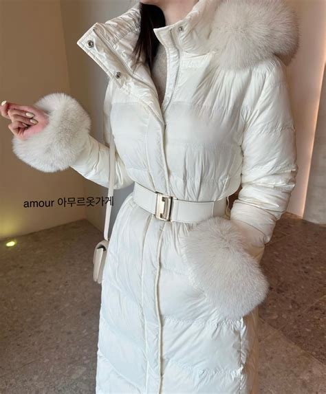 프리미엄 얼리버드 소매사가폭스 덕다운 롱패딩 백화점납품 3컬러 에이블리