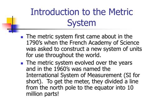 Ppt The Metric System Measuring Length Powerpoint Presentation Free