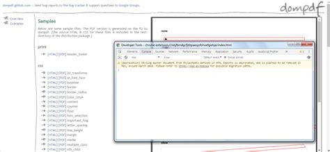 Php Dompdf Show Warning Of Deprecation Stack Overflow