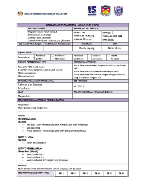 Contoh Rph Transisi Pdf