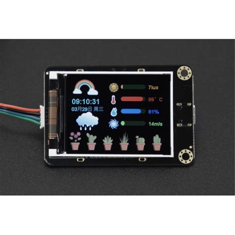 Buy Gravity 2 0 Inch Lvgl Esp32 S3 Ips Screen With 8m Flash 320×240 I2c And Uart In India