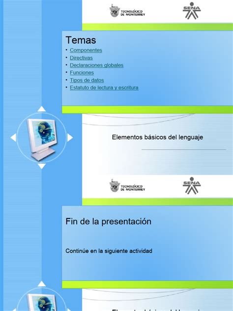 Lenguajesdeprogramacionc Nivel1 Unidad1 01 Componentes Y Tipos De Datos 1 Pdf C