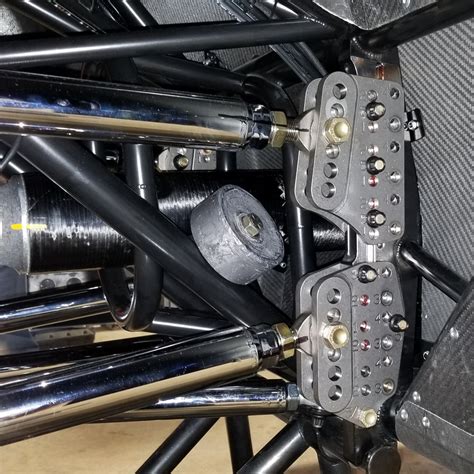 Extreme Adj Billet 4 Link Chassis Brackets Kit Quarter Max
