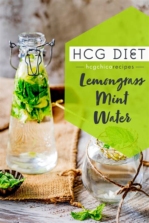 P2 Hcg Diet Drink Recipe Lemongrass Mint Water Sp