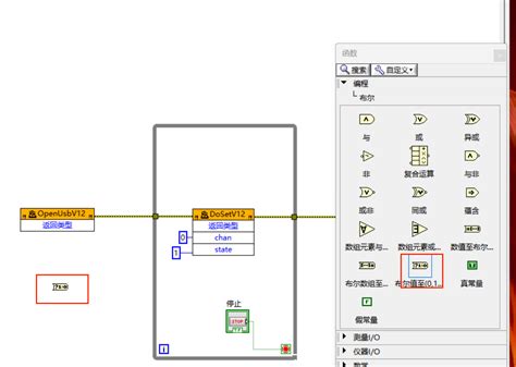 Labview硬件采集＜2＞——使用布尔控件控制硬件的ledlabview布尔灯怎么控制亮灭 Csdn博客