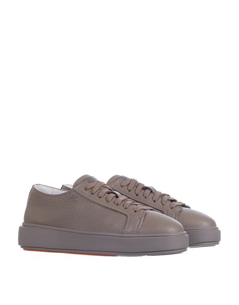 Кеды бежевые женские Santoni SWBCD60919TARCMEYE30.FW — Charisma