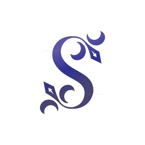 Letter S Royal Lily Logo Fleur De Lis Letter S Logo Letter S Fleur De Lis Fluer De Lis