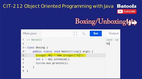Java Boxing And Unboxing In Urdu Primitive Data Type To Wrapper Class Conversion In Java Youtube