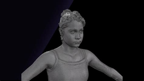 Raw A Pose Scan 3d Model Isla Flippednormals