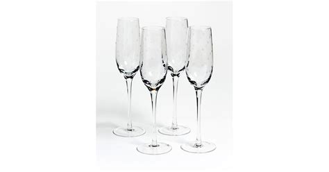Kate Spade Larabee Dot Champagne Flutes Set Of 4 Best Christmas