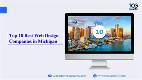 PPT Top 10 Best Web Design Companies In Michigan PowerPoint