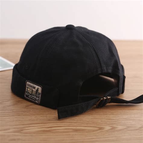 Gorro Retro Sin Ala Para Hombre De Calavera Marinero Enrollado Shopee Colombia