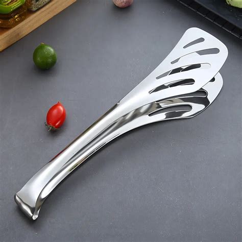 Badubg Щипки от неръждаема стомана Многофункционални щипки за печене