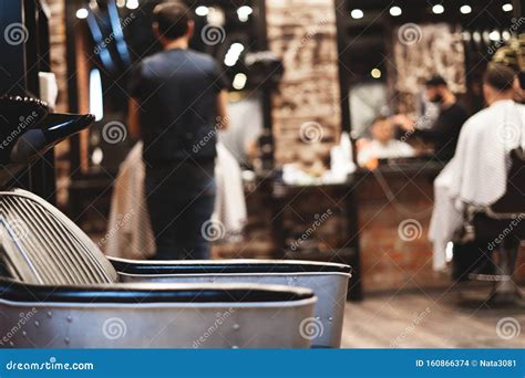 Chair For Washing Your Hair In A Barbershop Barbershop Interior