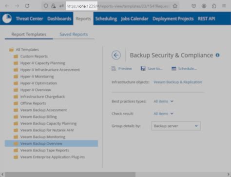 Kb4707 Veeam One Report Error Invalid Query String