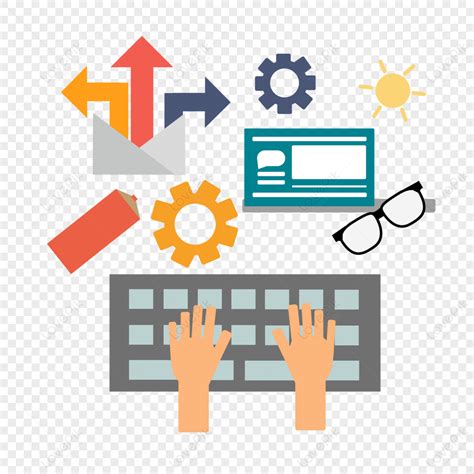 서구 검색 엔진 크리에이티브예문 원플랫기어 Png 일러스트 무료 다운로드 Lovepik