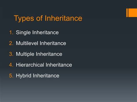 Inheritance In Oops Ppt