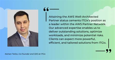 Itgix Achieves Aws Well Architected Partner Status Itgix