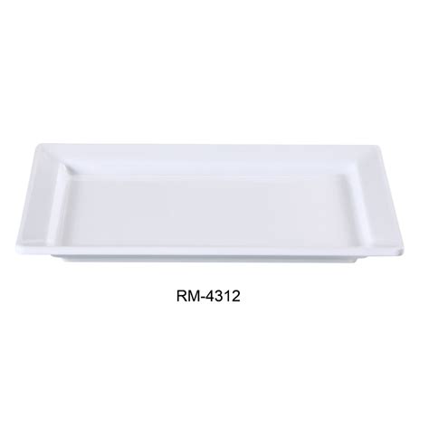Yanco Rm 4312 Rome Deep Display Plate Melamine White Color Pack Of 1