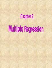 Understanding Multiple Regression: Coefficients & Model | Course Hero