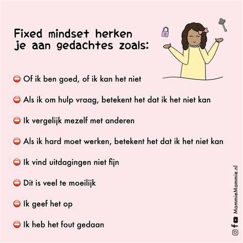 Growth Mindset En Fixed Mindset Bij Kinderen Mammie Mammie Mama Blog
