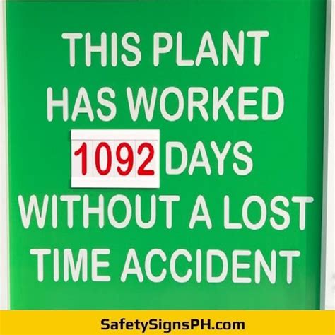 Safety Statistics Display Boards Philippines