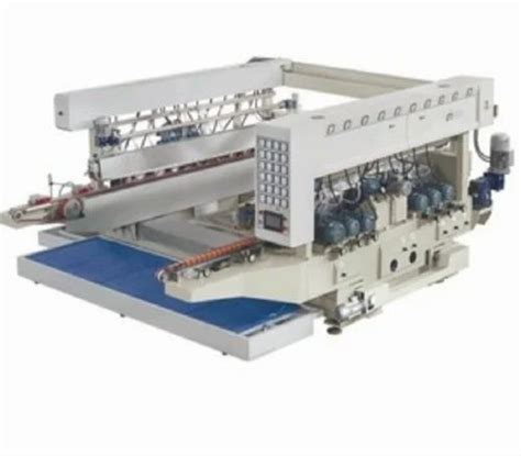 Mild Steel Glass Double Edger Machine Semi Automatic 250 L At