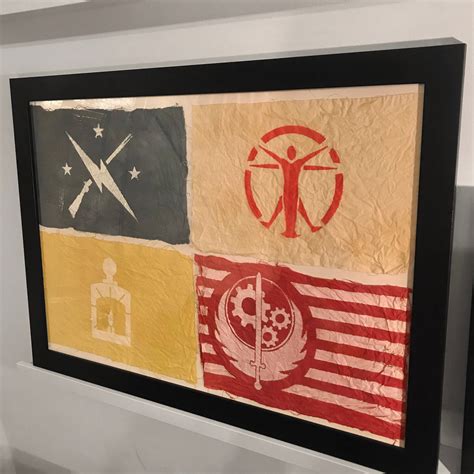 Small Fallout Inspired Faction Flags Etsy