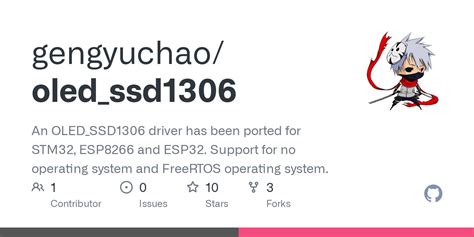 GitHub Gengyuchao Oled Ssd An OLED SSD Driver Has Been Ported For STM ESP And