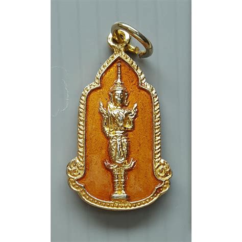 เหรียญพระสยามเทวาธิราช สมโภชกรุงรัตนโกสินทร์ 200 ปี พ ศ 2525 กะไหล่ทองลงยา ขนาดเล็ก Shopee