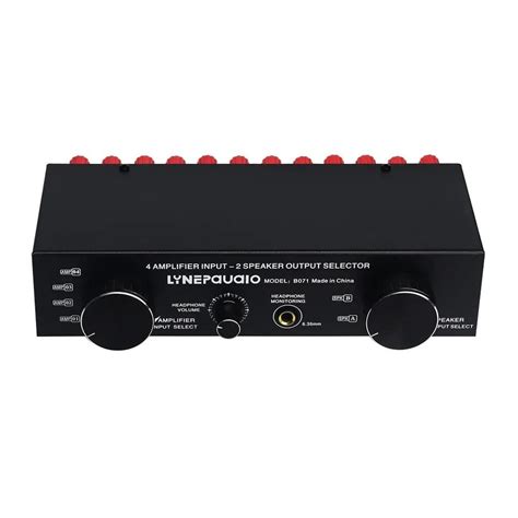 jual amplifier speaker selector switch switcher 4 input 2 output or 2