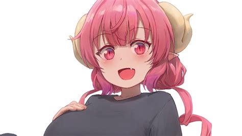 Kobayashi San Ilulu Se Viste Para Su Boda En Ilustración