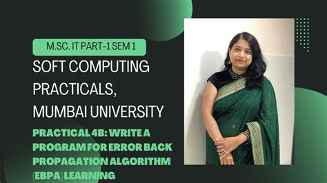 10 Pract4b Mscit Part 1 Sem 1 Soft Computing Practical Sc Mumbai University Youtube