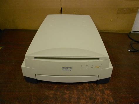 Used Microtek Mrs 1200tp Scanmaker 4 Usb Flatbed Scanner Working Ubb