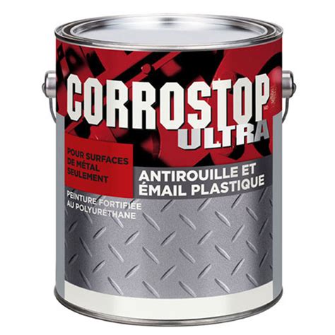 Peinture Antirouille Et émail Plastique Corrostop Ultra De Sico Lustré