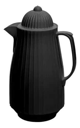 Garrafa Térmica De Plástico Mini Bambu Preta 400ml Lyor MercadoLivre