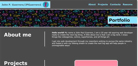 GitHub JPGuerrero Project Portfolio
