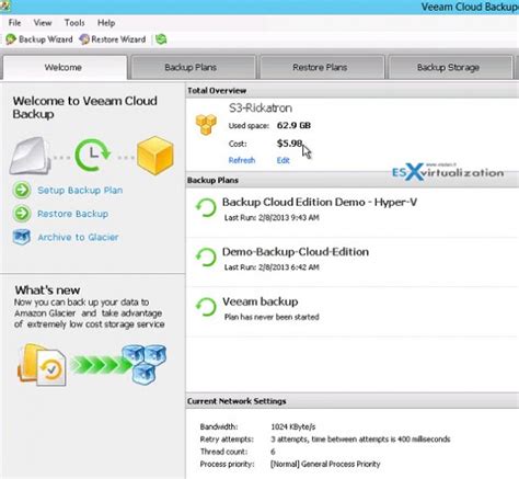 Veeam Backup And Replication Cloud Edition Released Esx Virtualization