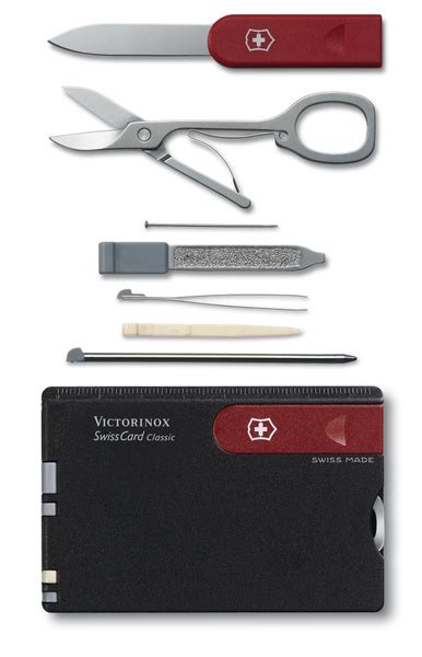 Швейцарская карточка Victorinox SwissCard Classic Black (0.7103) 10 ...