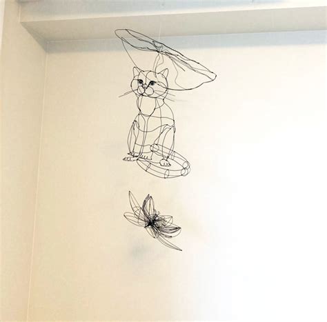 ワイヤーアート ワイヤークラフト 雨宿り 立体・オブジェ 玄米おむすび 通販｜creemaクリーマ 16107937