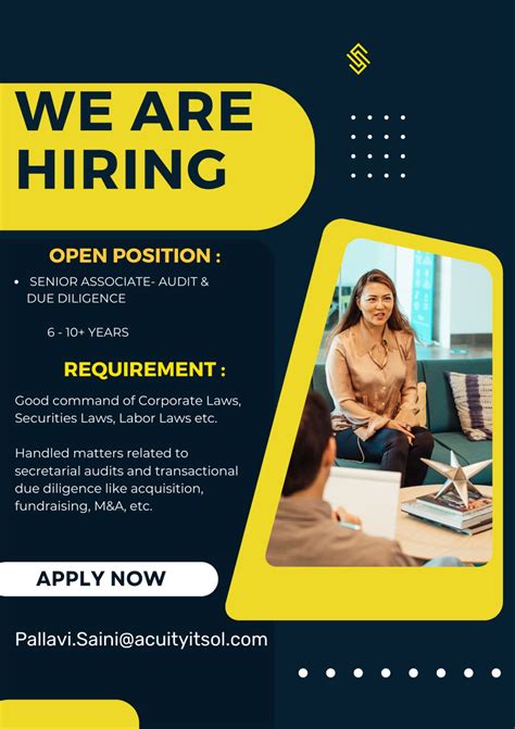 Pallavi Saini On Linkedin Hiring Audit Duediligence Legaljobs