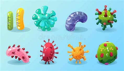 Diverse Collection Of Isolated Microbial Pathogens Viruses Bacteria