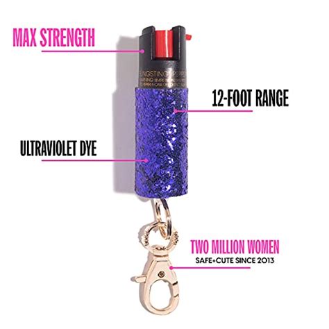 Pepper Spray Maximum Strength Self Defense Keychain For Women 12 Foot