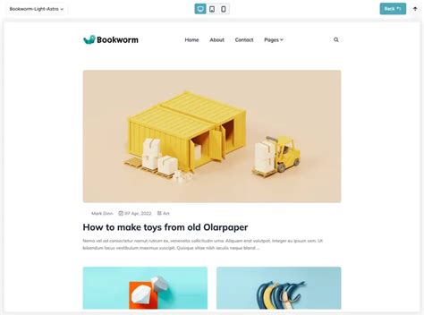 React Astro React Templates And Themes