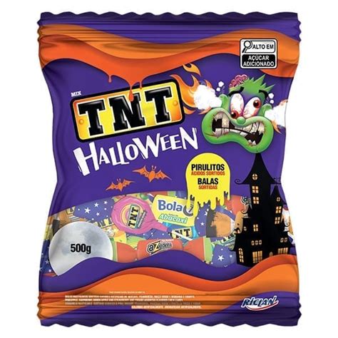 Balas E Pirulitos Sortidos Tnt Halloween Riclan 500g Ja Doces