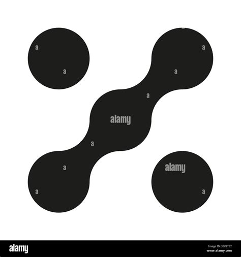 Metaball Logo Connected Dots Icon Circles Pattern Symbol Texture Abstract Element Connected