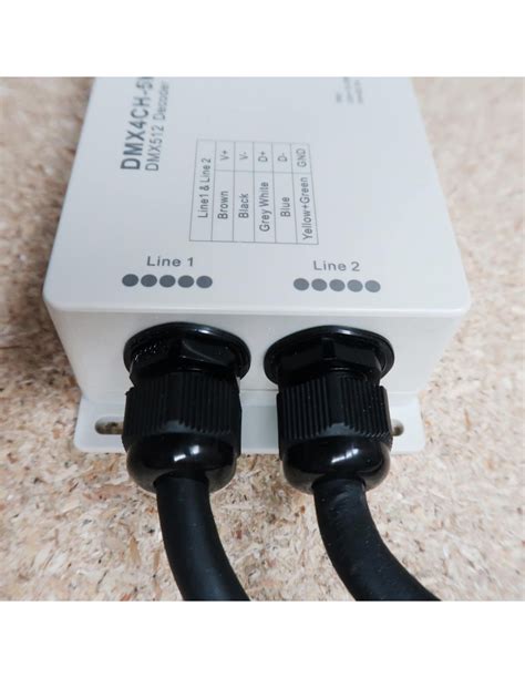 Waterproof RGBW DMX LED Controller