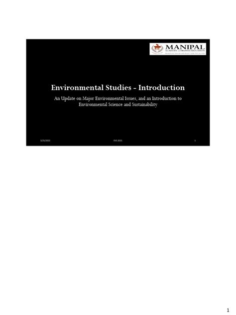 Evs Chapter 1 Pdf Science And Mathematics
