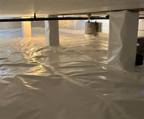 Liberty Basement Systems Before And After Photo Set Crawlspace Encapsulation In Shenandoah