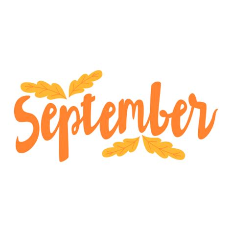 September Stickers Free Time And Date Stickers